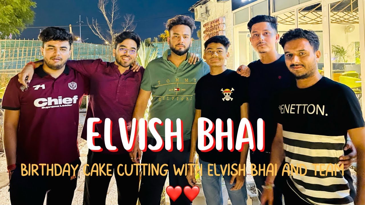 Elvish Bhai k Sath Apna Birthday Celebrate kara 😍🥰|| Aman Shishodia ...