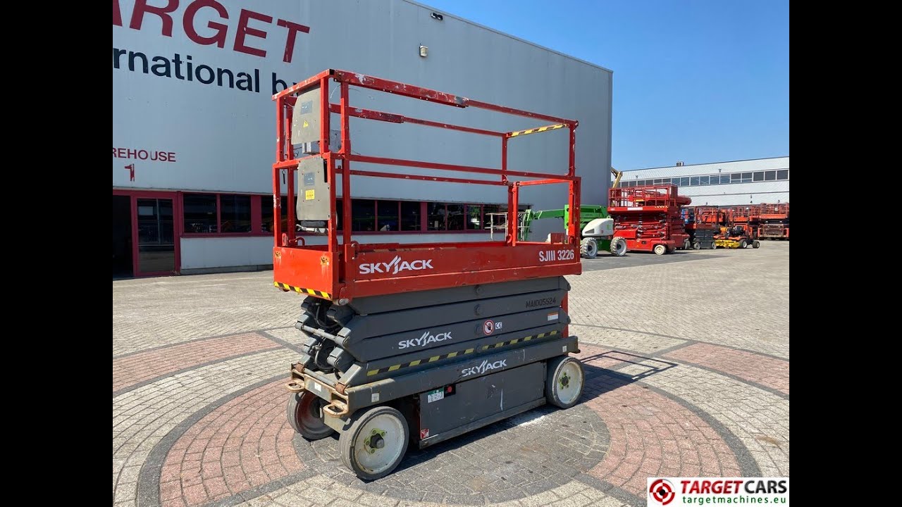 780651 SKYJACK SJIII-3226 ELECTRIC SJ3226 SCISSOR WORKLIFT 2014 ...