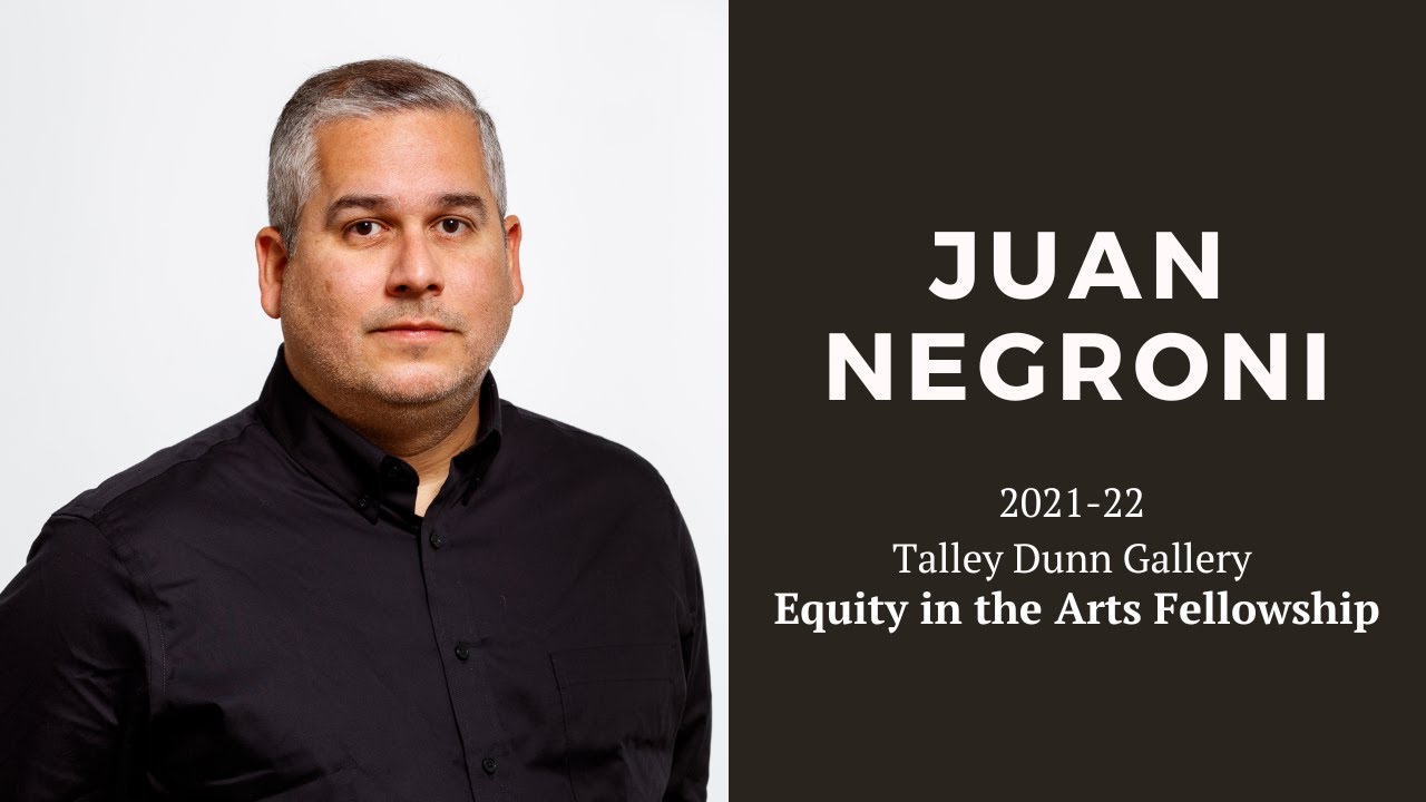 Juan Negroni | 2021-22 TDG Equity in the Arts Fellowship - YouTube
