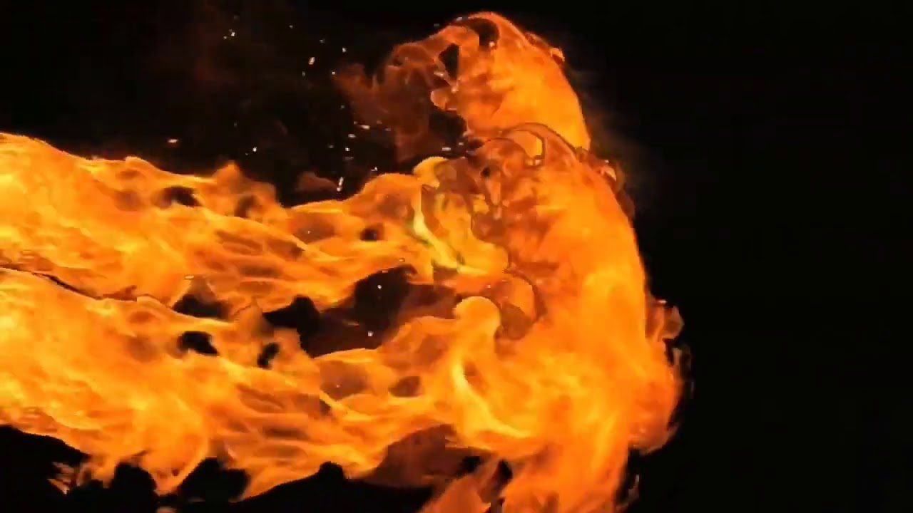 Black Screen fire effect - YouTube