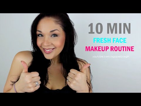 10 Minute Fresh Face Routine! - YouTube