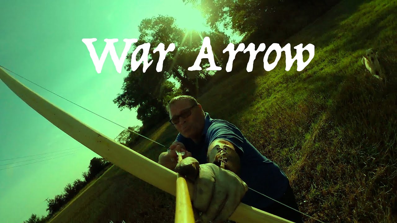 War Arrow. Novice Makes a Warbow Battle Arrow with parts from eBay ...