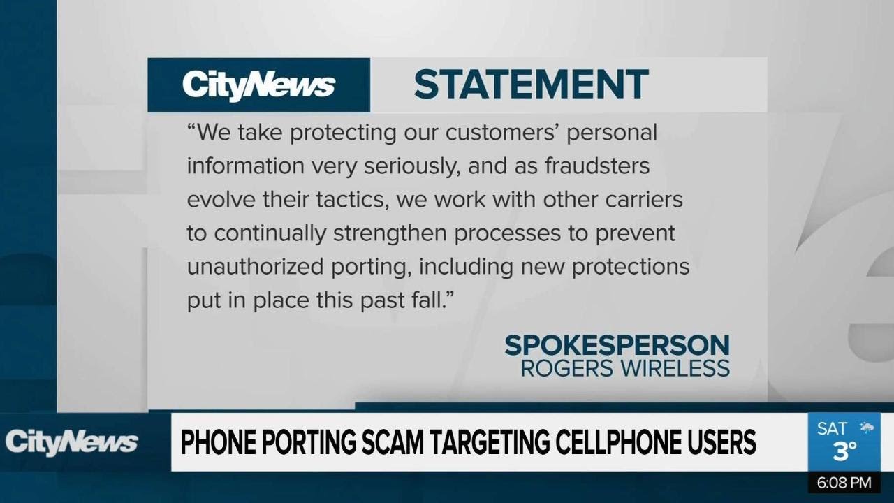 Phone porting scam targeting cellphone users - YouTube