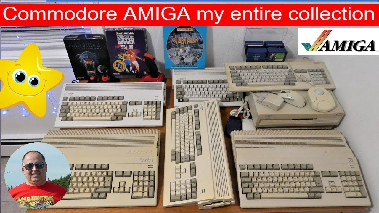 4 Years with Commodore AMIGA my entire collection 500 500+ 600 1200 ...