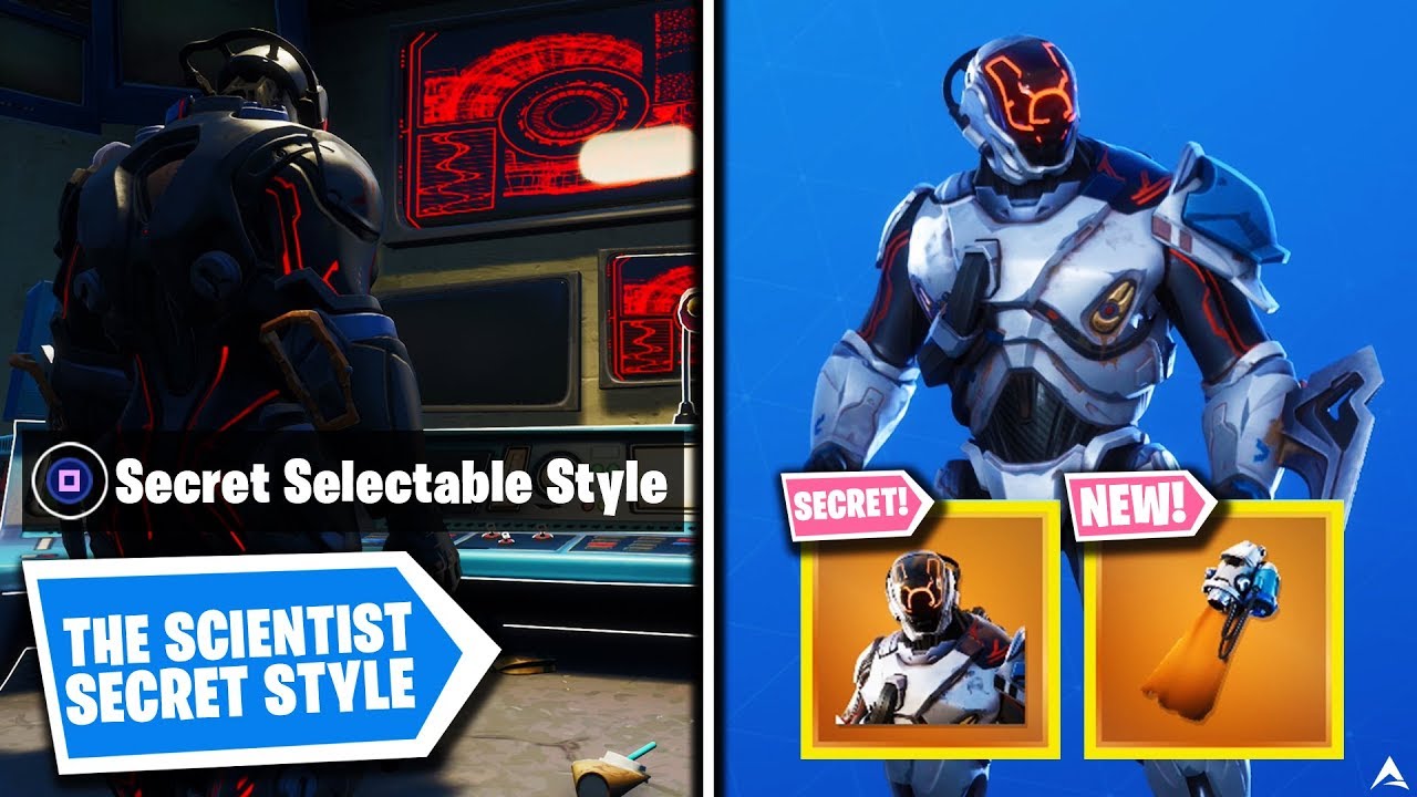 How To Unlock SECRET "WHITE" STYLE For THE SCIENTIST Skin on Fortnite ...