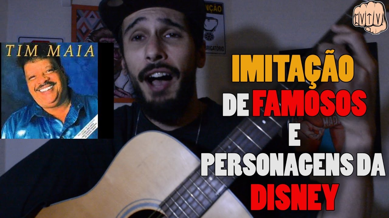 IMITANDO FAMOSOS E PERSONAGENS DA DISNEY - YouTube