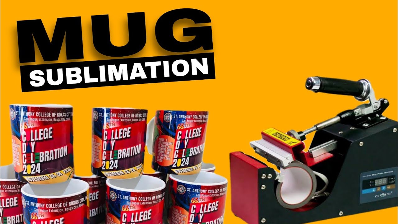 HOW TO MAKE CUSTOMIZED MUGS | MUG SUBLIMATION PRINTING - YouTube