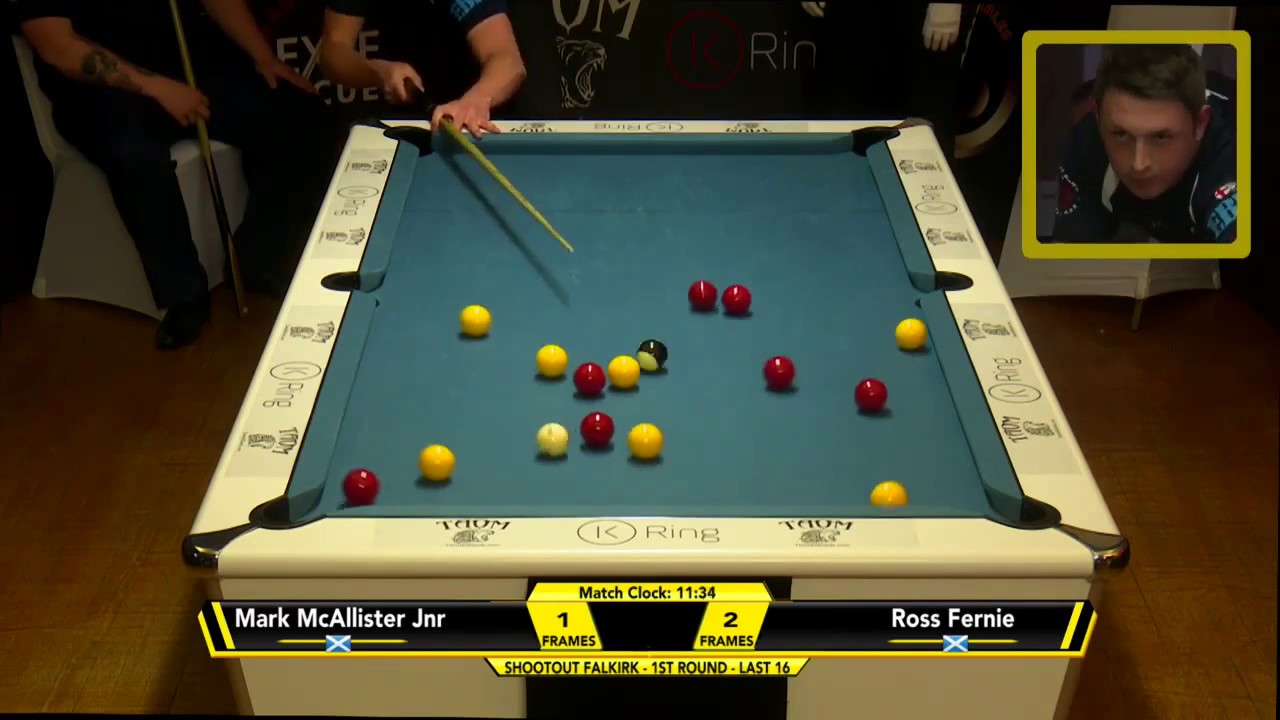 Mark McAllister Jnr v Ross Fernie Taom Shootout Falkirk Round 1 - YouTube
