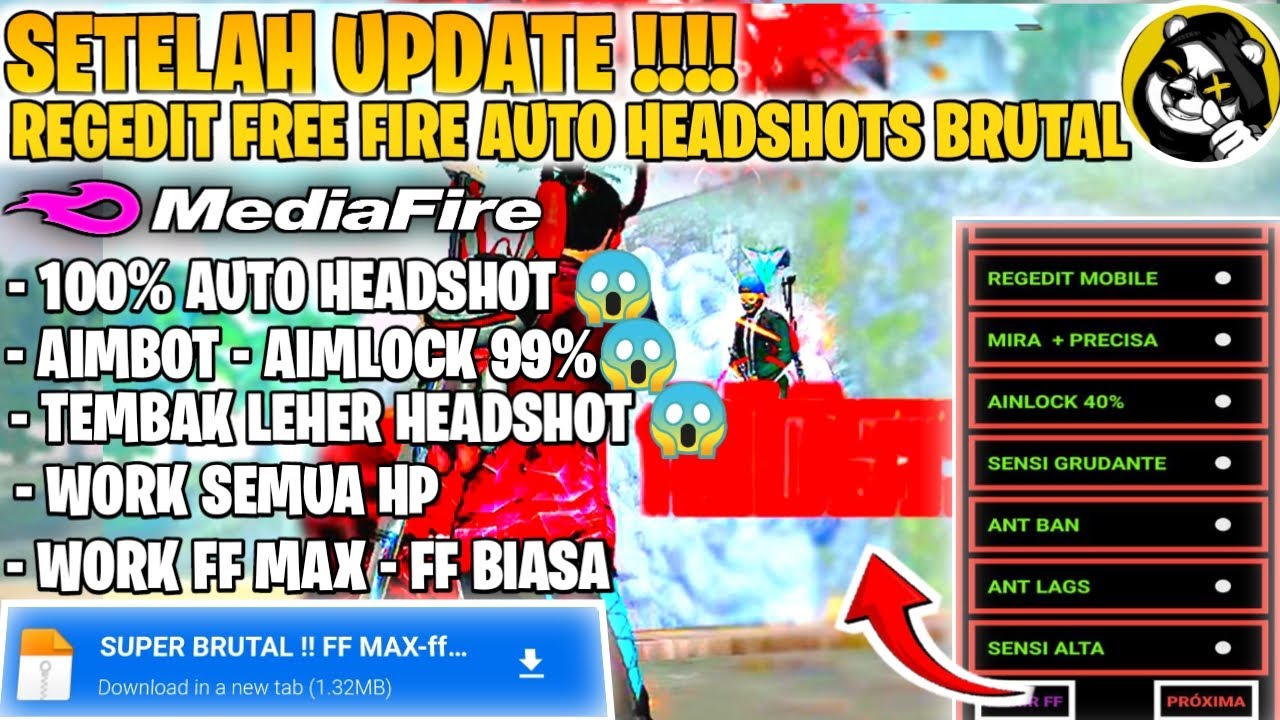 CONFIG FF‼️SCRIPT OBB AUTO HEADSHOT DRAG LEHER | FF BIASA & FF MAX | REGE FF AUTO HEADSHOT🔥 ...