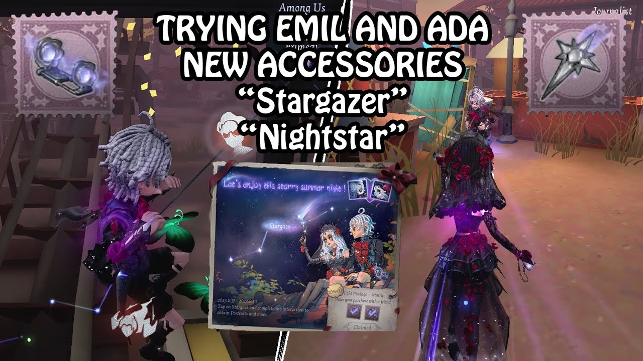 Emil & Ada New A Accessories "Stargazer" and "Nightstar" - Identity V ...