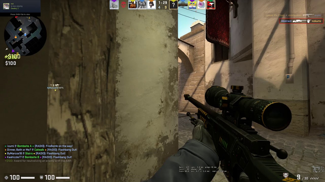 AWP 3 kills - YouTube