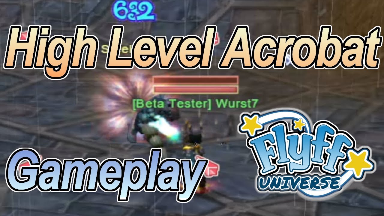 Flyff Universe - High Level Acrobat Gameplay, Gaden of Rhisis, Darkon 1 ...