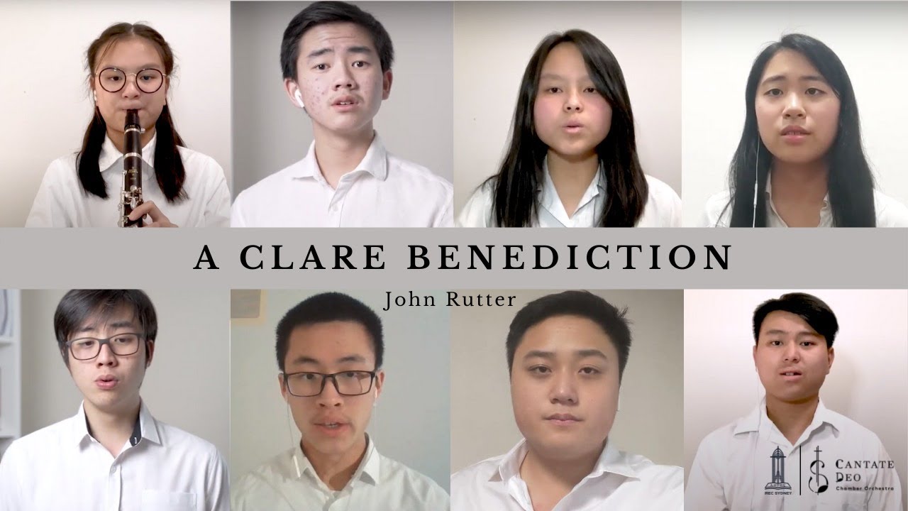 A Clare Benediction (John Rutter) | Cantate Deo Choir - YouTube