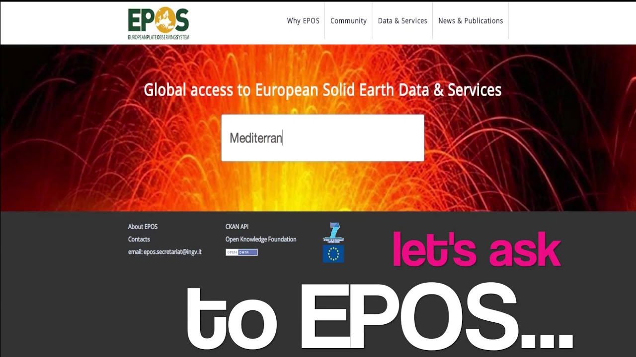 EPOS - European Plate Observing System - USE CASES - the future of ...