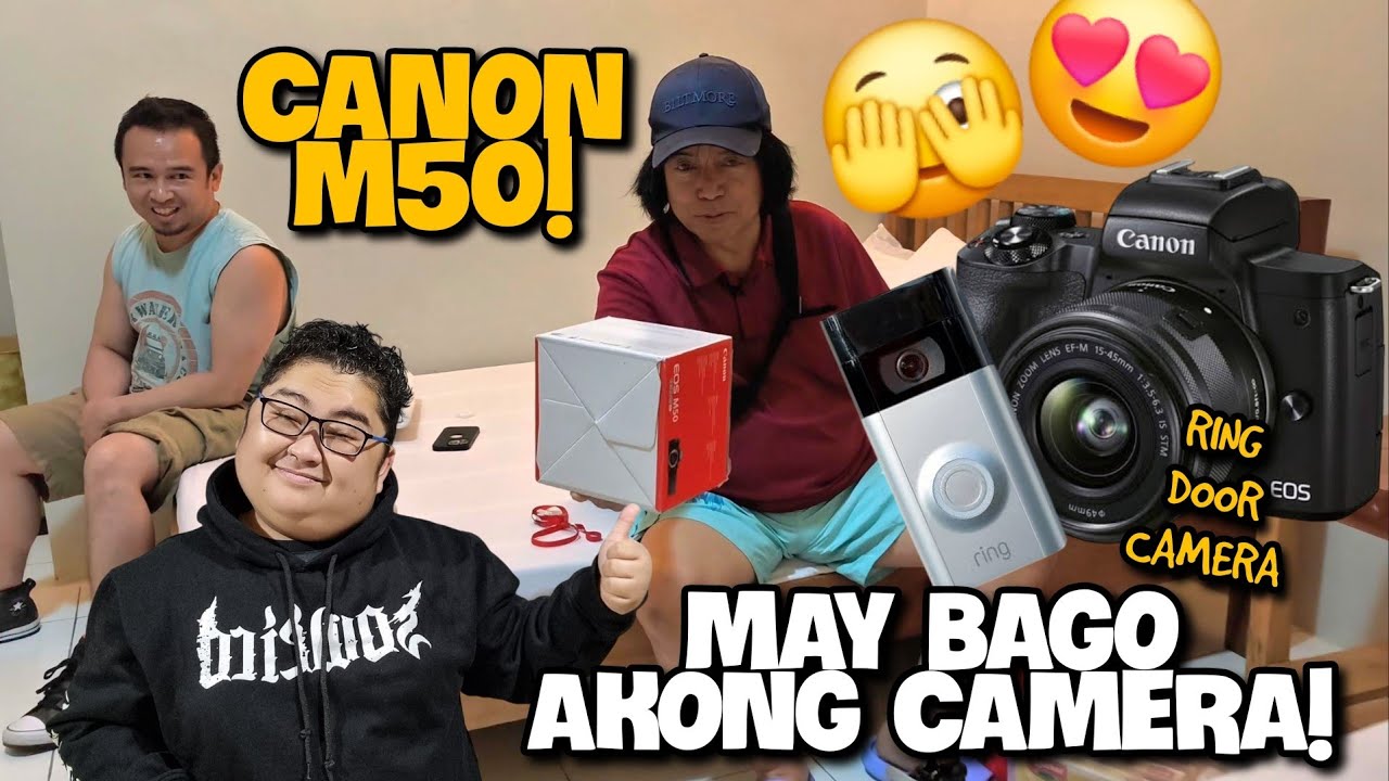 PASALUBONG NA CAMERA?! Canon M50 Vlogging Cam Galing kay Tito Elmer ...