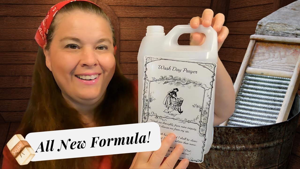 Poorman's Laundry Soap, "All New Formula" So Inexpensive, Works AMAZING ...