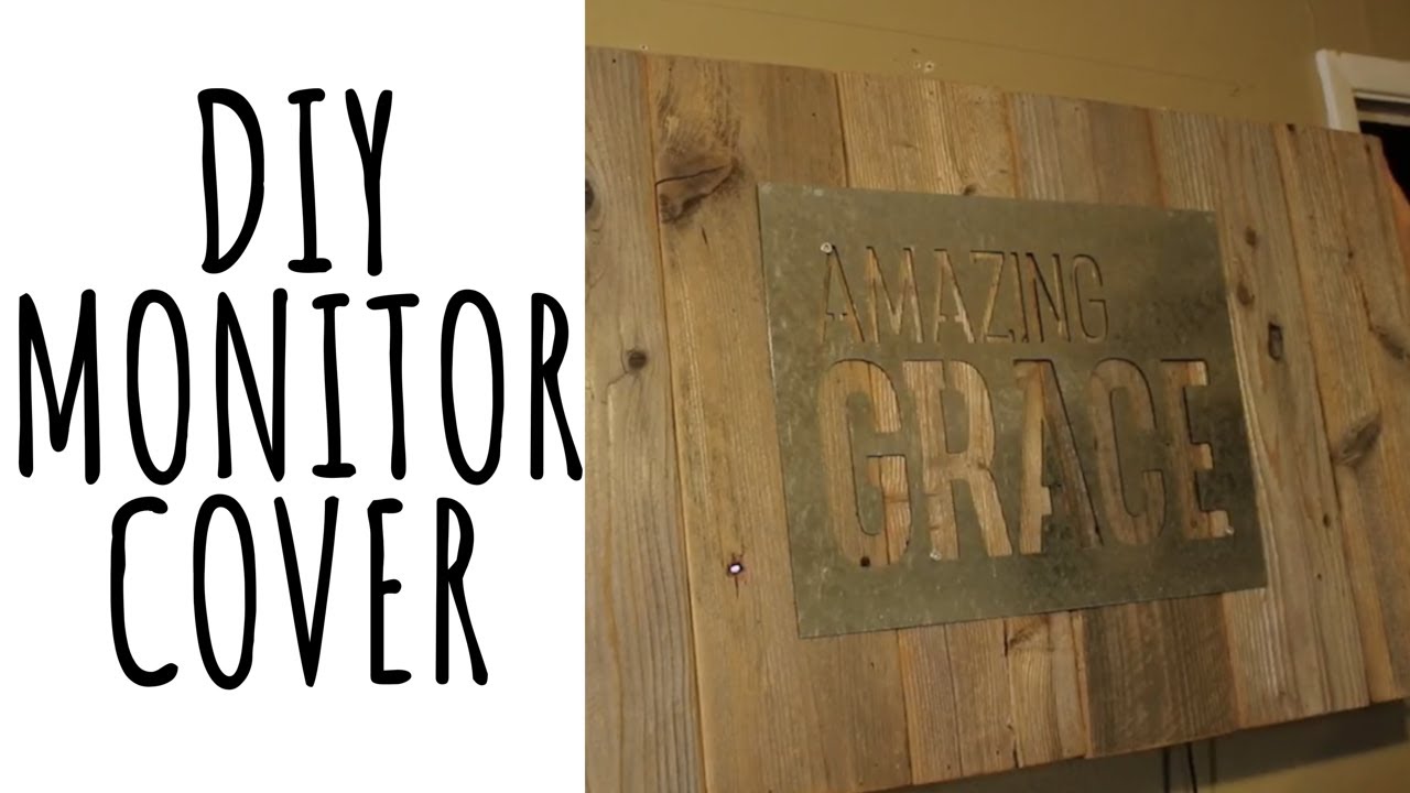 DIY Monitor Cover - YouTube