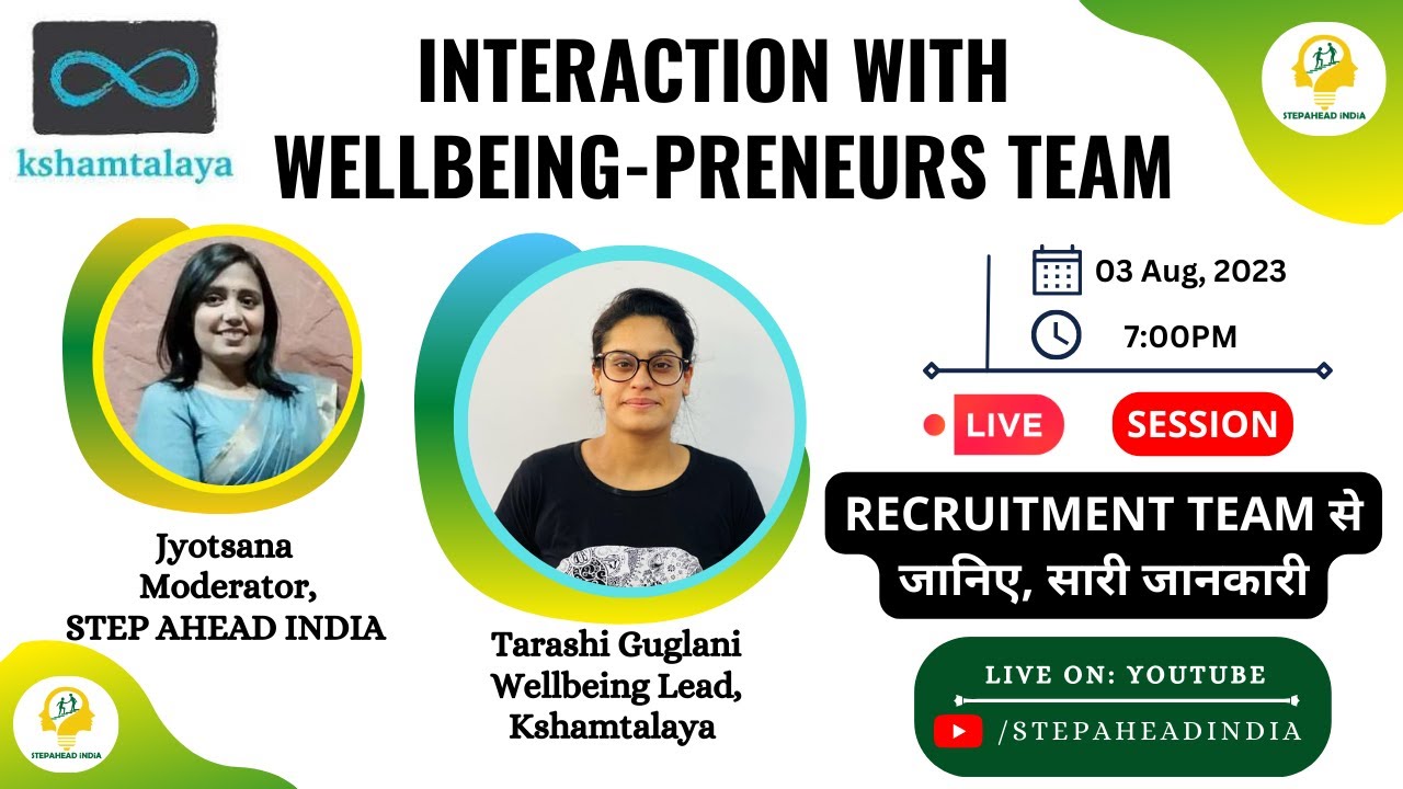 Interaction with WellBeing-Preneurs Fellowship Team | Know Everything ...