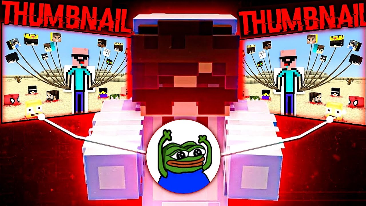 How To Make Minecraft THUMBNAILS Like @PSD1 @SenpaiSpider - YouTube