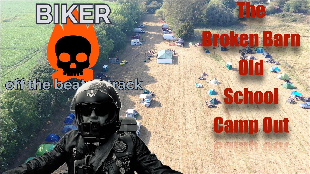 The Broken Barn Old School Bike Rally - YouTube