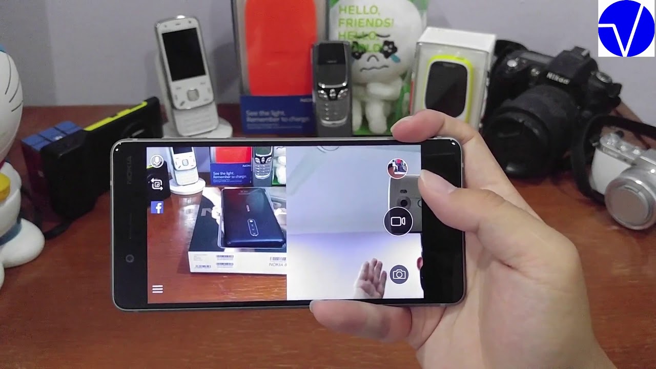 Nokia 8 视频 UI 示范 & 前后镜头视频拍摄 / Demo of Nokia 8 Video Recording UI & Dual ...