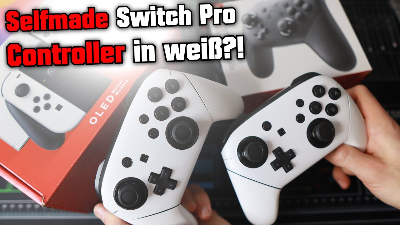 Selfmade Switch Pro Controller in weiß?! 😍 Nintendo DIY OLED Edition ...