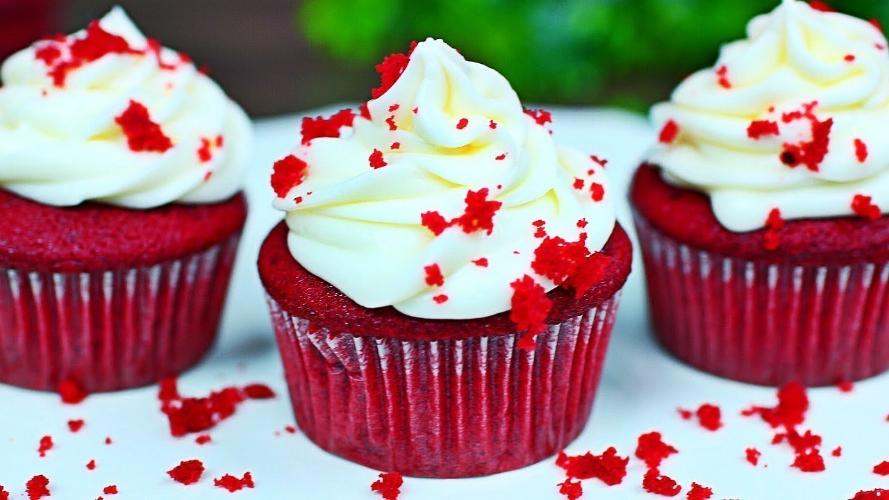Perfect Red Velvet Cupcake Recipe | Kuih Raya Mudah | Kuih Raya 2019 ...