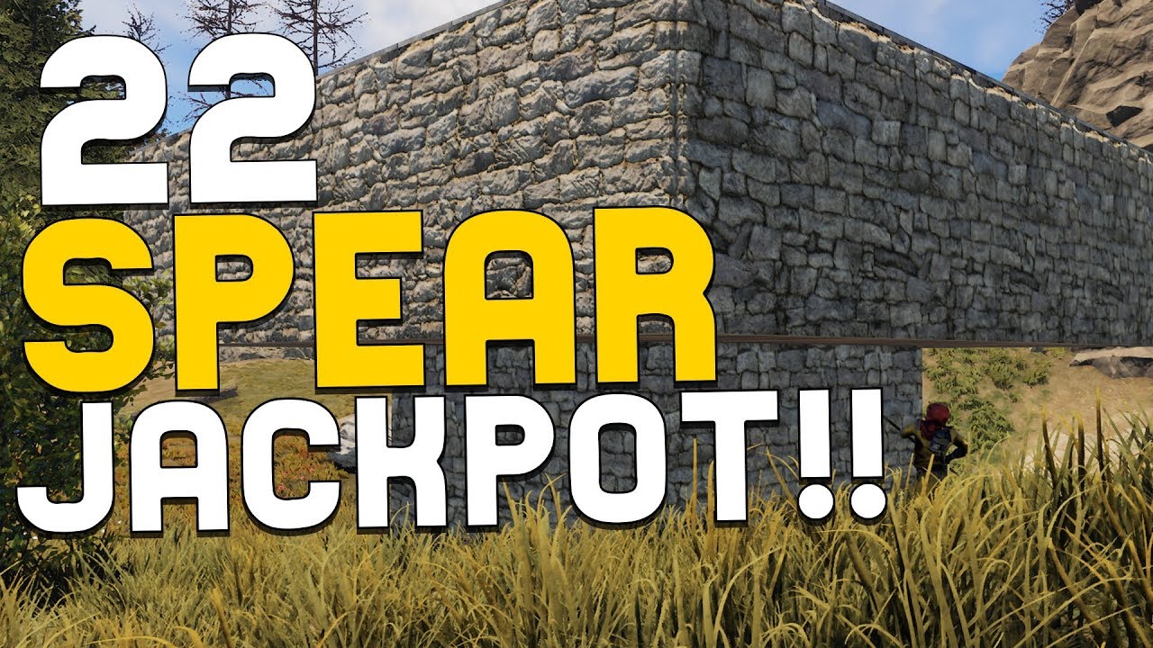 Rust - 22 Spear JACKPOT!!! (Stream Highlights) - YouTube