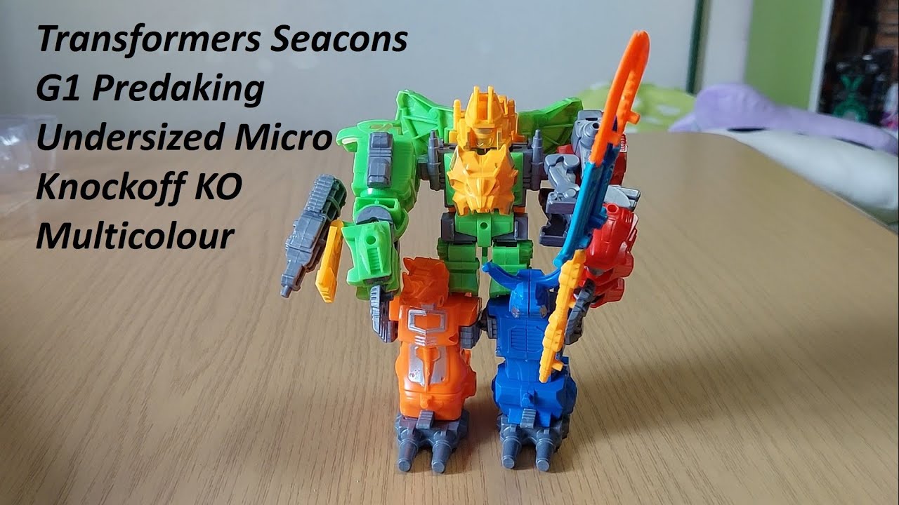 Transformers Seacons G1 Predaking Undersized Micro Knockoff KO ...
