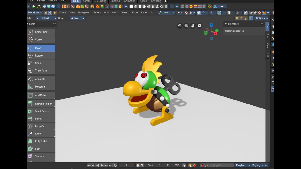 Learn Blender / BforArtists with me #6 - Modeling Mecha-Koopa - YouTube
