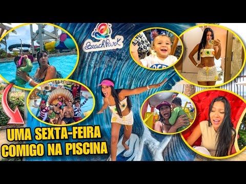 UMA SEXTA FEIRA INTEIRA COM PISCINA + SHOW + TUDO CHEGOU AO FIM!! 😭👀🌊