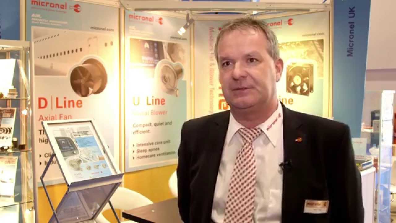 Micronel high performance miniature fans and dc blowers at Medtec ...