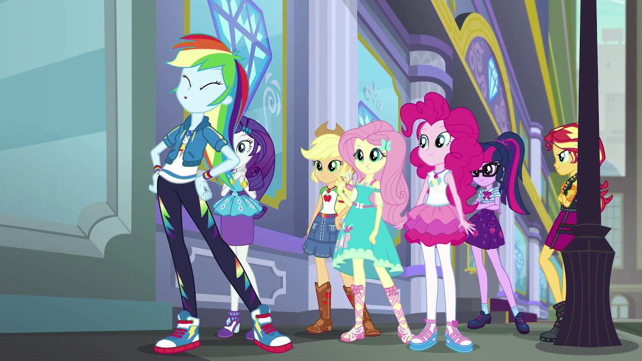 Mlp equestria girls the mane 7 transformation - YouTube