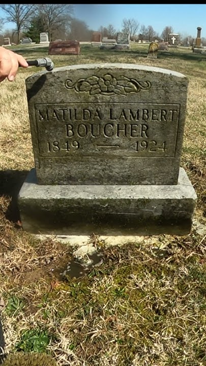 Cleaning Matilda Lambert Boucher’s Headstone #headstonecleaning #shorts - YouTube