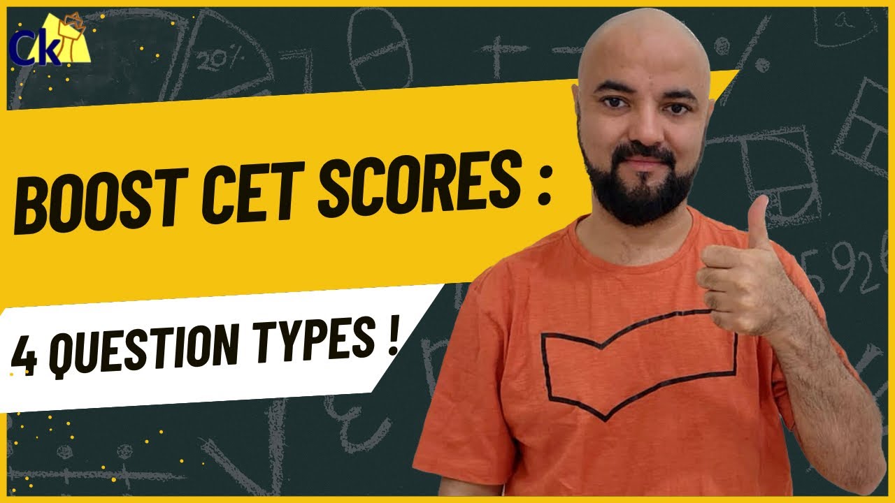 How to Increase CET Scores | 4 types of questions - YouTube