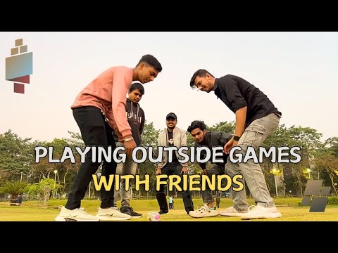 PLAYING OUTSIDE GAMES WITH FRIENDS 👽🤡🤑/games with friends / outdoor ...