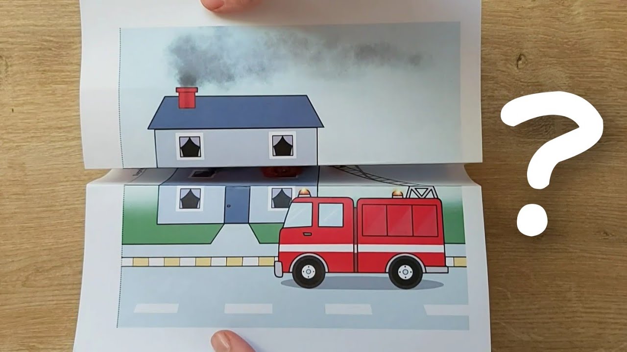 Folding Surprise Pictures - Playable Paper Crafts for Kids - YouTube