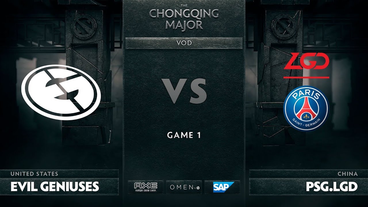 [EN] Evil Geniuses vs PSG.LGD, Game 1, The Chongqing Major LB Round 5 ...