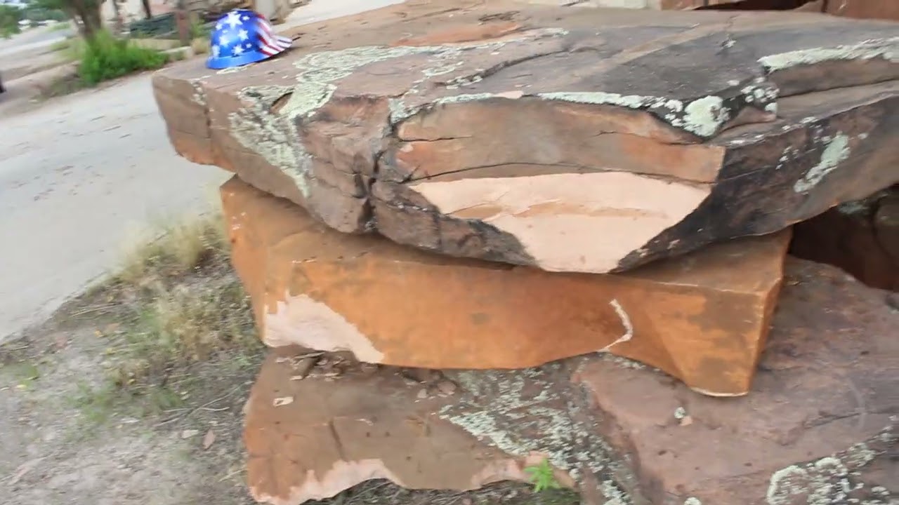 Arizona Moss Rock Flagstone & Boulders - YouTube