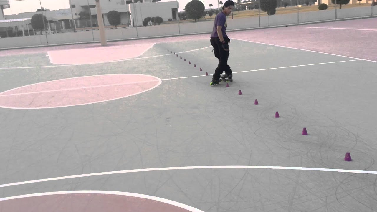 Slalom training - YouTube