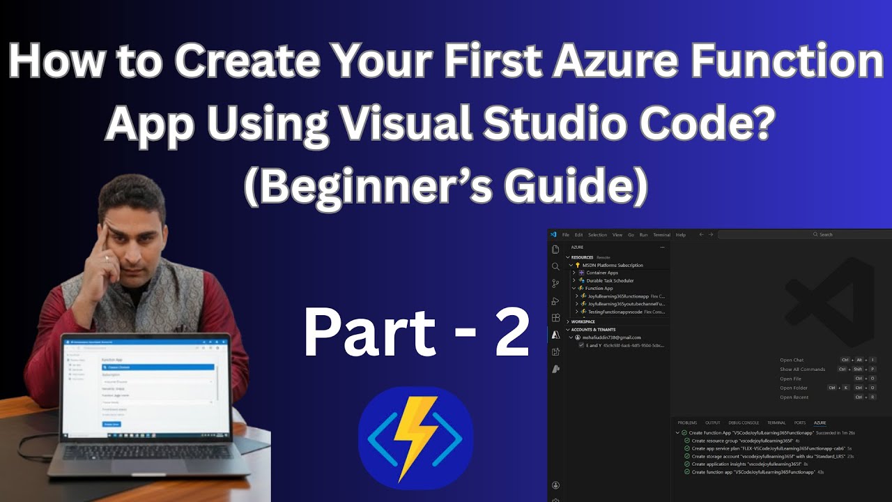 How to Create an Azure Function App Using Visual Studio Code? | Part 2 - YouTube
