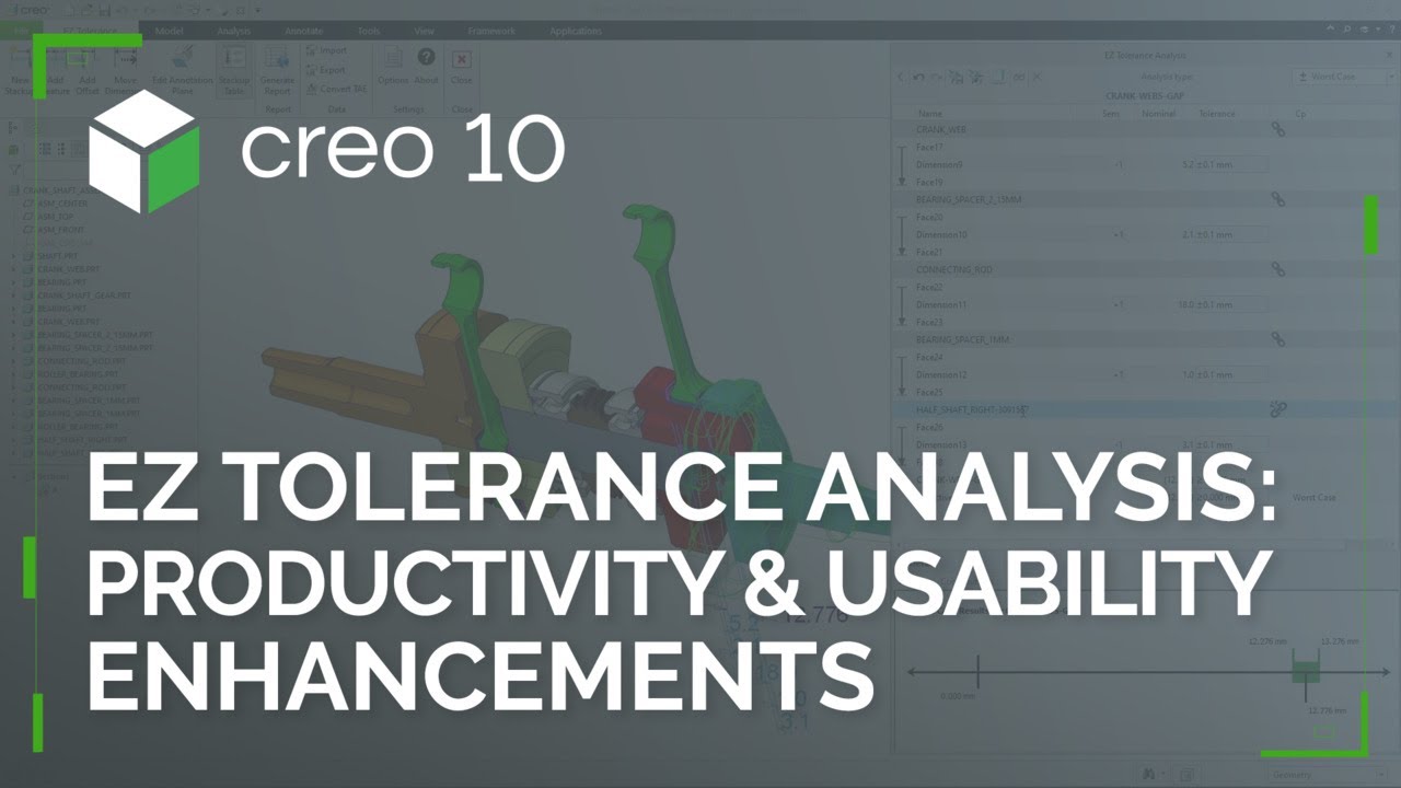 EZ Tolerance Analysis: Productivity and Usability Enhancements | Creo ...