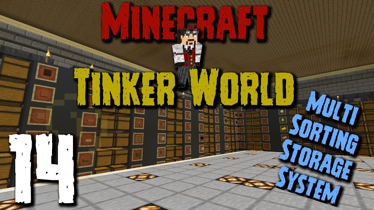 Tinker World: Episode 14 - Multi Sorting Storage System! - YouTube