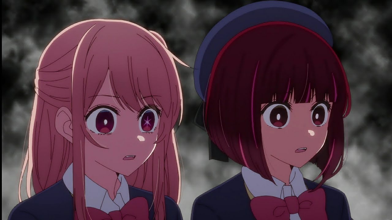 Ruby and Kana's reaction to Aqua's flirty act | Oshi no Ko - YouTube