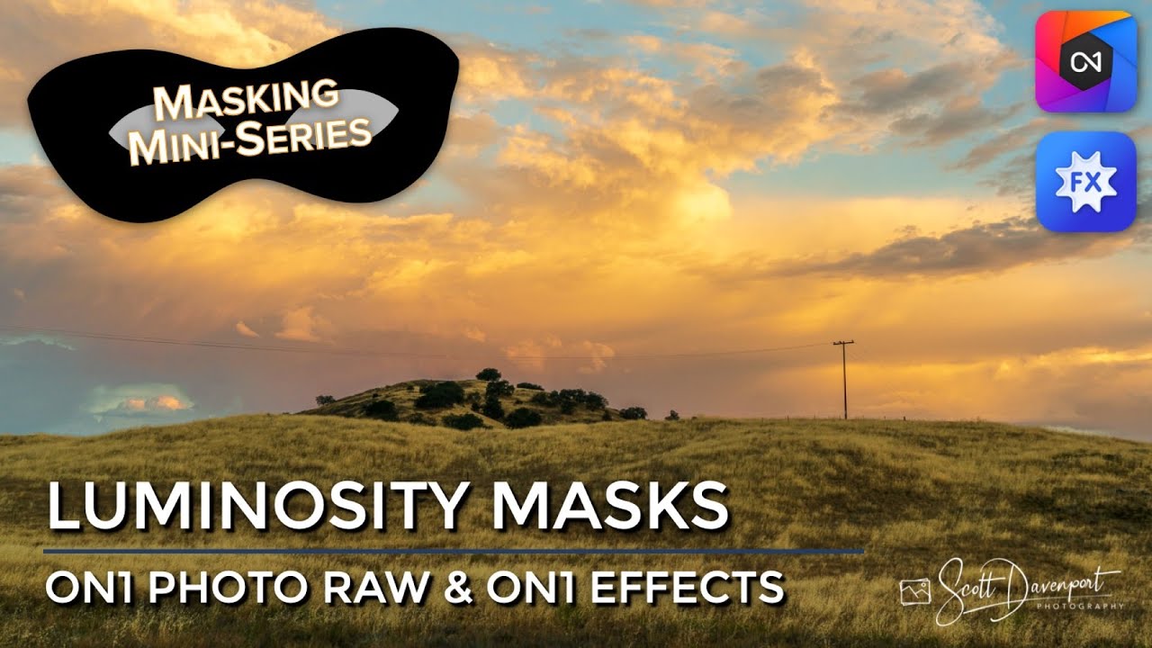 Luminosity Masks In ON1 Photo RAW And ON1 Effects - YouTube