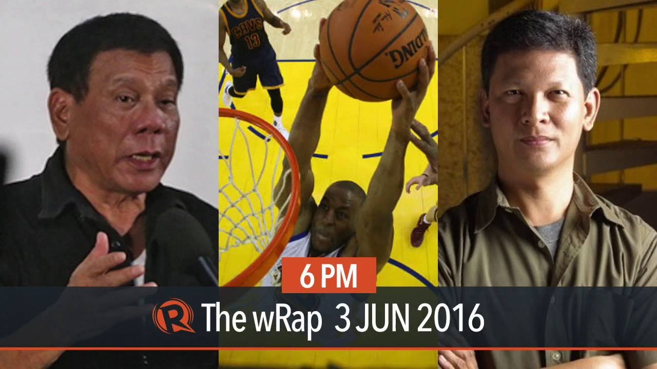 Duterte on UN, Ed Lingao, Dubs vs Cavs | 6PM wRap - YouTube