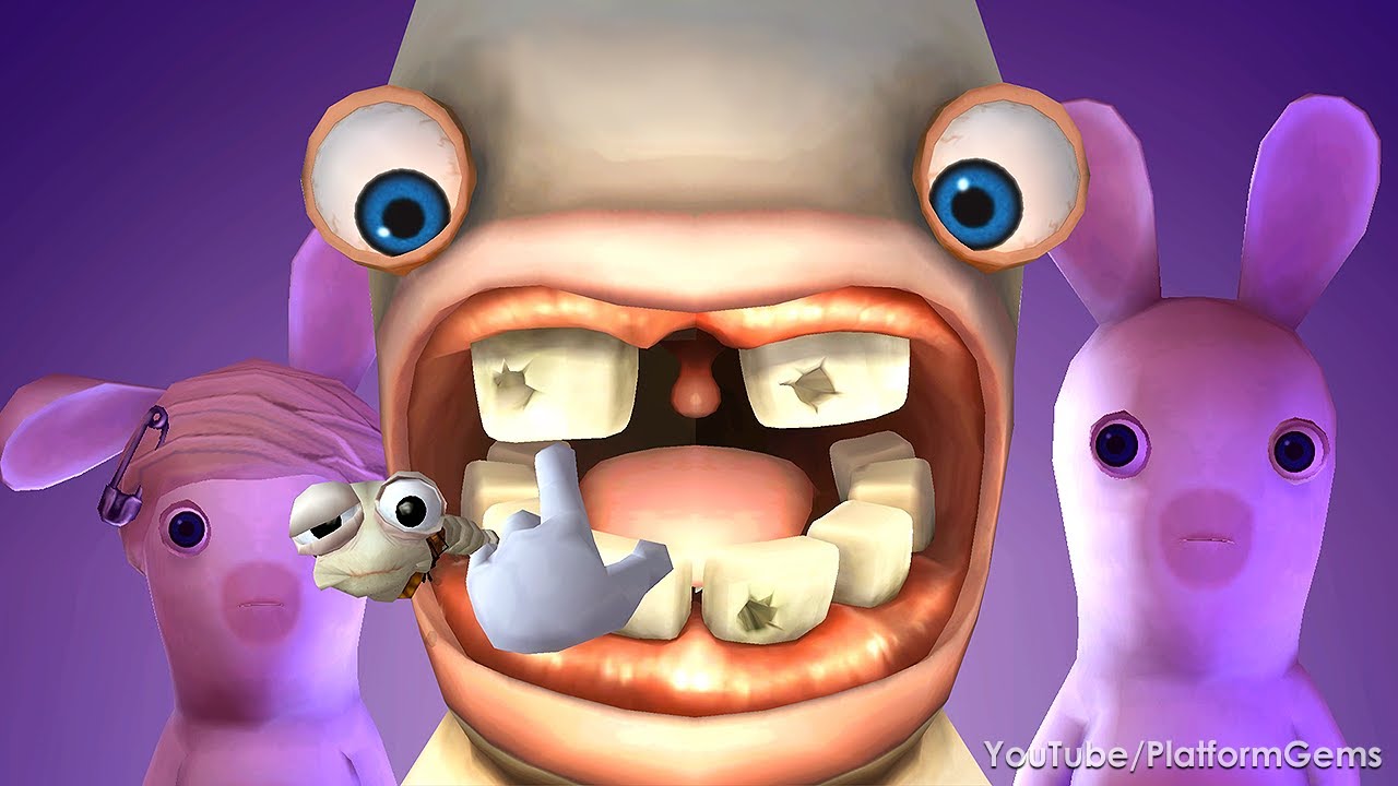 Rayman Raving Rabbids - All Funny Minigames [4K] - YouTube