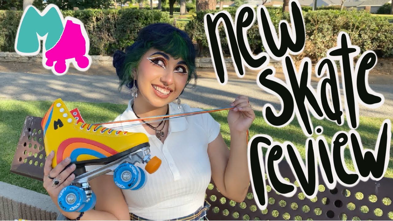 New Rainbow Rider Roller Skate Review 🌱🌈 - YouTube