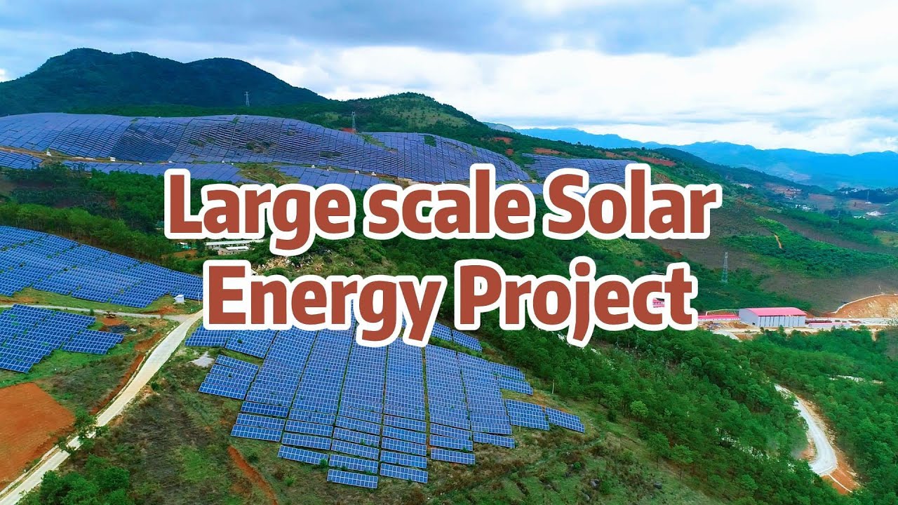Large scale Solar Energy Project - YouTube
