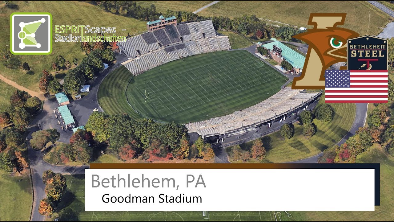 Goodman Stadium Lehigh Mountain Hawks & Bethlehem Steel FC 2017 - YouTube